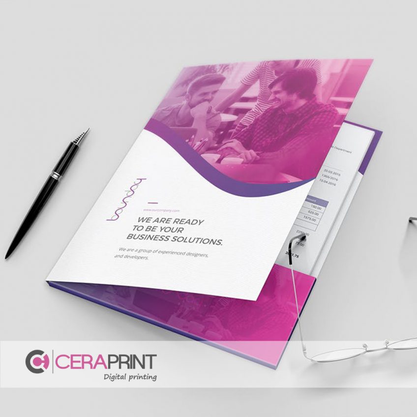 Mapa de prezentare laminata soft-touch - Ceraprint