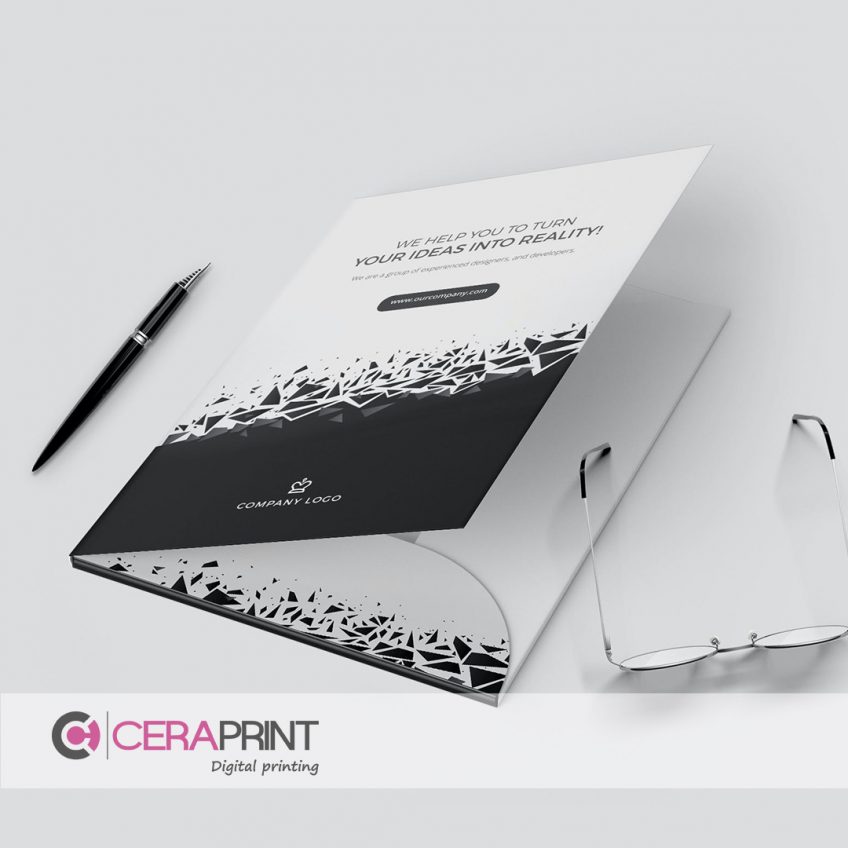 Mapa de prezentare laminata mat - Ceraprint