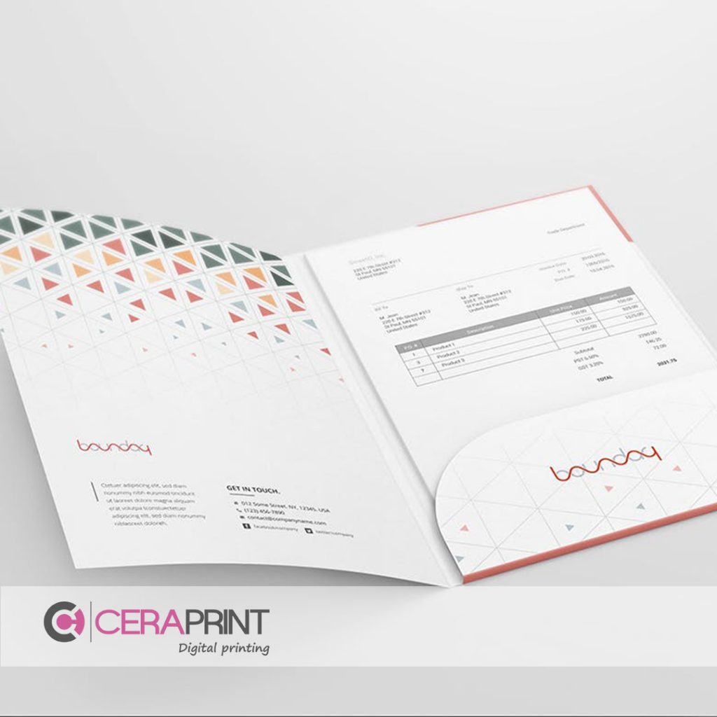 Mapa de prezentare laminata soft-touch - Ceraprint